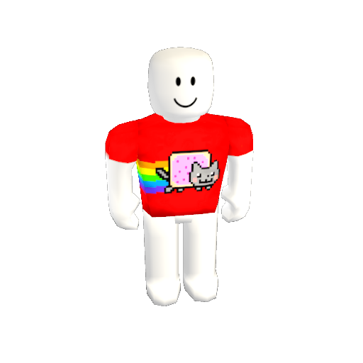 Nyan Cat Tee III Red | BrickPlanet